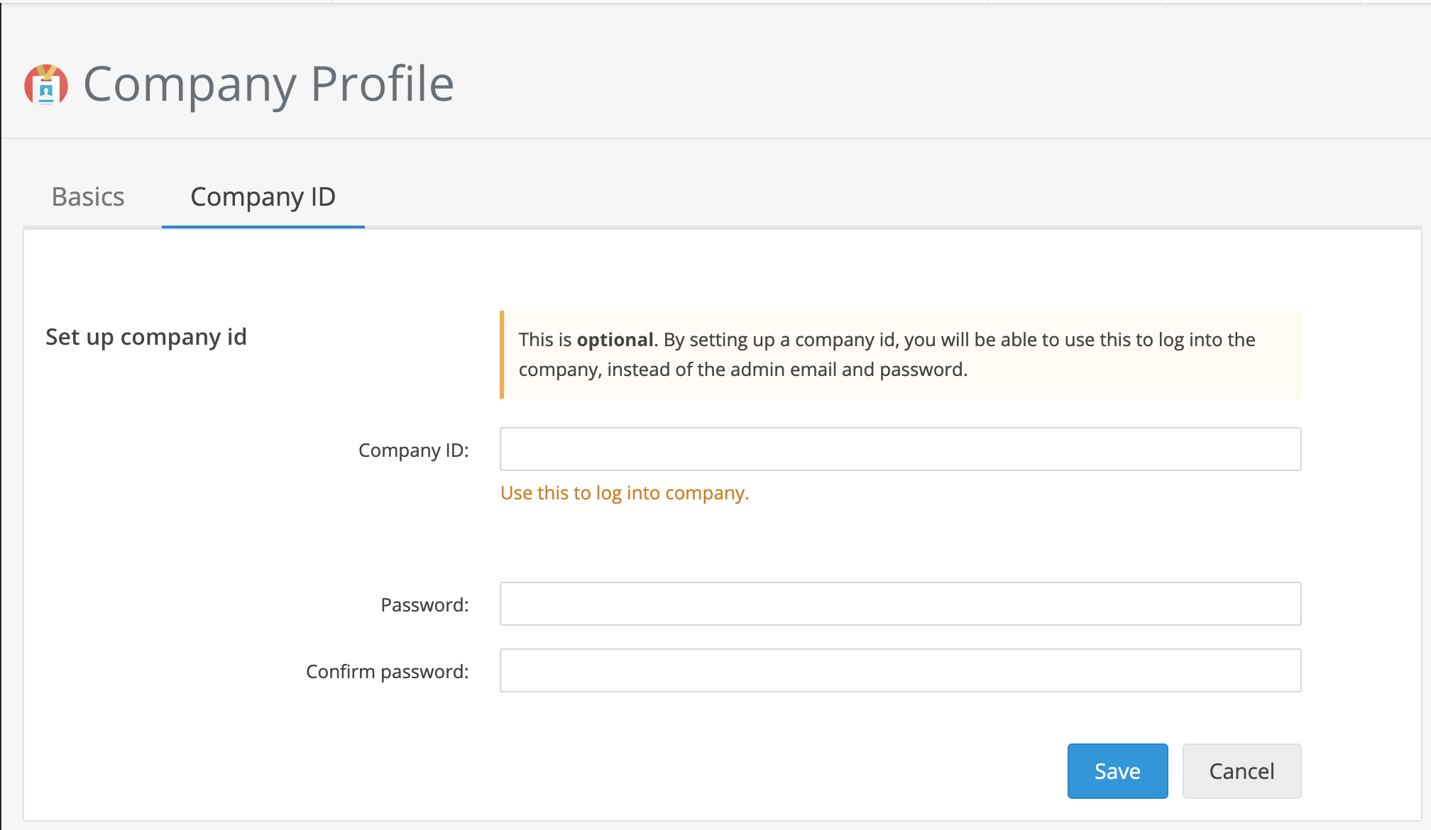 Why and how to create a company id for logging in? – IDEAblox Hep Support